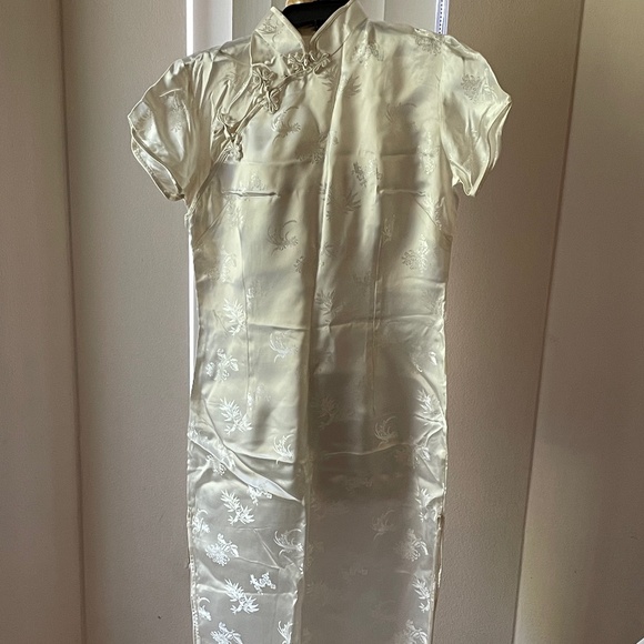 Cheongsams & Qipaos | Cheongsam Chinese Dress Cream Med | Poshmark